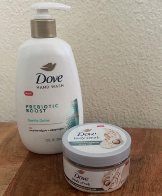 Dove Beauty Mini Body Scrub - Crushed Macadamia & Rice Milk - Travel ...