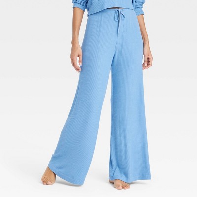 Women's Cozy Ribbed Wide Leg Pants - Auden™ : Target