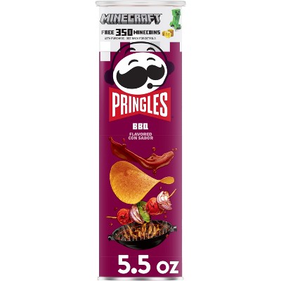 Pringles Snack Stacks Bbq Flavored Potato Crisps Chips - 5.5oz : Target
