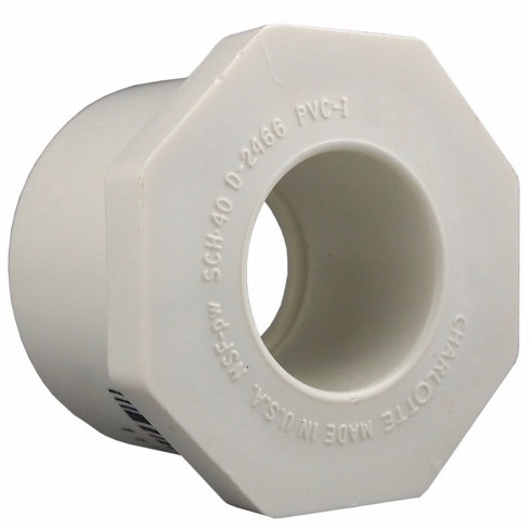 Charlotte Pipe Schedule 40 1-1/4 In. Slip X 3/4 In. D Slip Pvc Reducing Bushing 1 Pk : Target