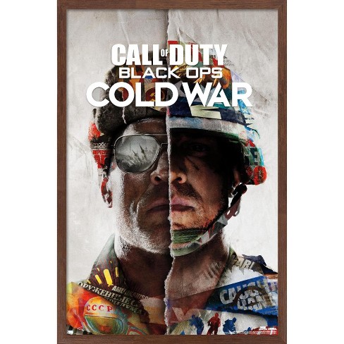 Trends International Call Of Duty: Black Ops Cold War - Key Art Framed ...