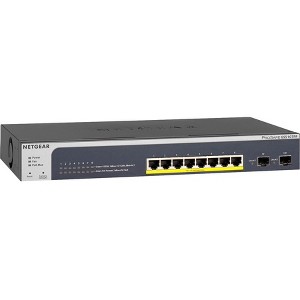 NETGEAR ProSAFE 8-Port PoE+ 190W GbE Smart Managed Switch with 2 SFP ...