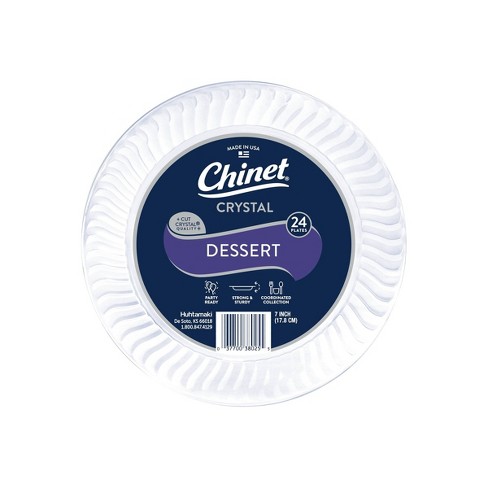 Chinet Crystal Dessert Plate 7" - 24ct : Target
