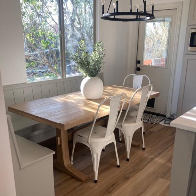 Pedestal Wood Dining Table - Natural - Hearth & Hand™ With Magnolia ...