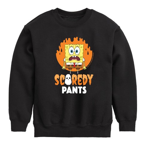 Spongebob Squarepants Spongebob Scaredy Pants Graphic Long Sleeve ...