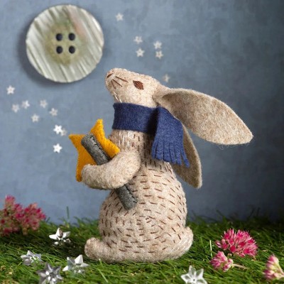 Corinne Lapierre Felt Craft Mini Kit Prof Hare Stargazer from felt ...
