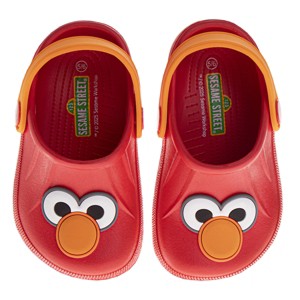 Sesame Street Elmo Character Boys Clogs Dual Size Comfort Closure ...