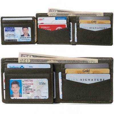 Alpine Swiss Mens Wallet Trifold Bifold Billfolds To Choose From ...