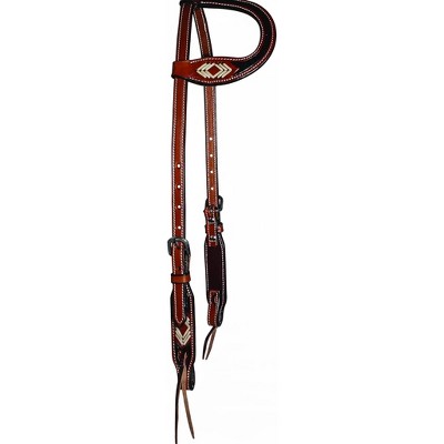 Professional's Choice Arrow Single Ear Headstall with Rawhide Accents ...