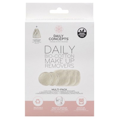 Daily Concepts Daily Bio-cotton Makeup Removers - 1 Each : Target