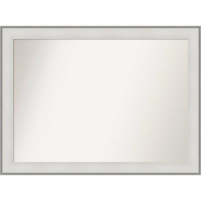 43"x15"accent Mirror,3 Mirror Piece Wall Mirror In White Rectangular ...