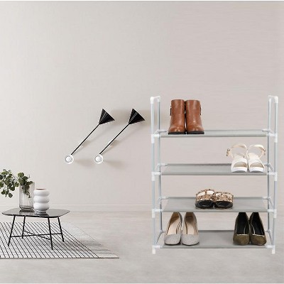 Modern 4 Tier Space Saving Shoe Rack : Target