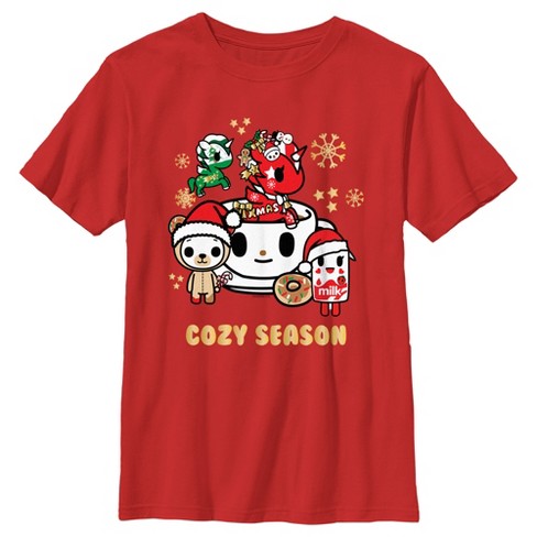 Boy's Tokidoki Christmas Cozy Season T-shirt : Target