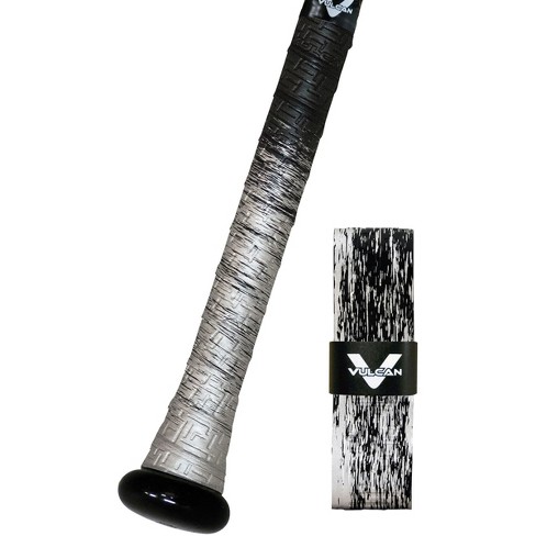 Vulcan Fade Series 0.5mm Ultralight Polymer Bat Grip Tape Wrap - Silver ...
