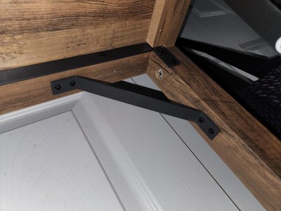 Merrick Lane Modern Farmhouse Engineered Wood Entryway Table And Powder ...