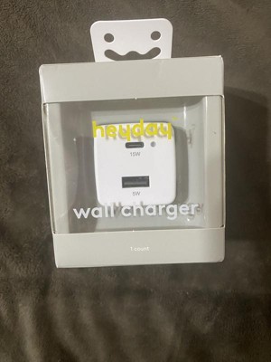 2-port 20w Usb-a And Usb-c Wall Charger - Heyday™ : Target