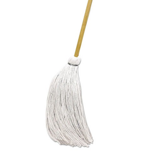 Boardwalk Handle deck Mops 16 White Rayon Head 57 Natural Wood Handle 12 carton Target