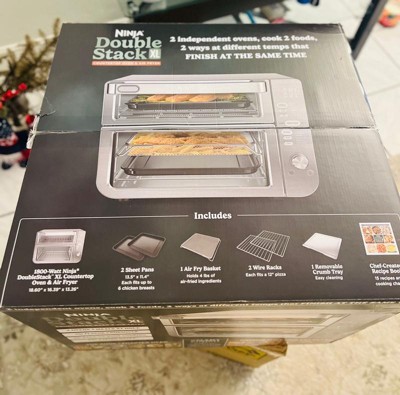 Ninja Double Stack Xl Countertop Oven And Air Fryer With Smartfinish ...