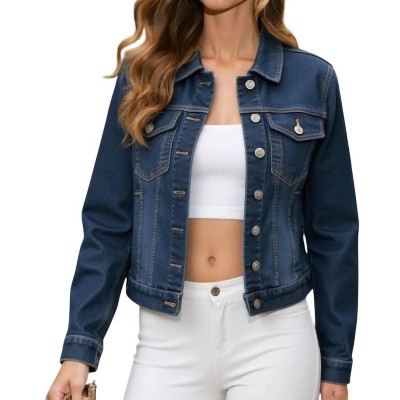 Women's Classic Jean Jacket - Knit & Lounge S : Target