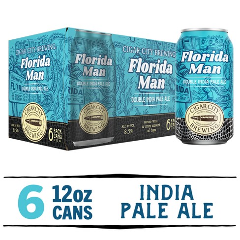 Cigar City Florida Man Double Ipa Beer - 6pk/12 Fl Oz Cans : Target