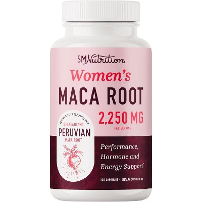 Organic Maca Root Capsules For Women, Peruvian Maca 2250mg Extra ...