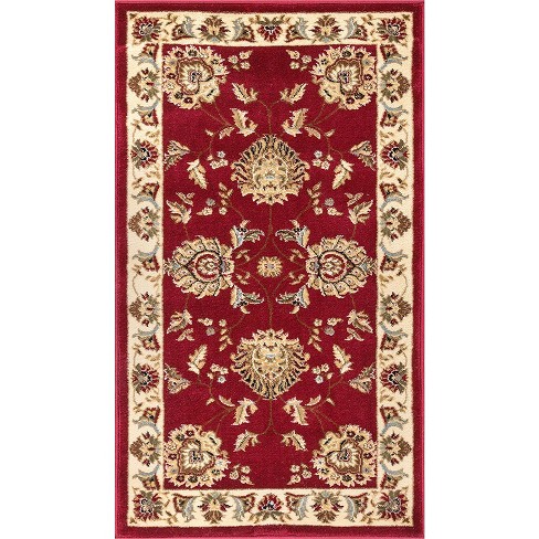 Well Woven Sultan Sarouk Oriental Persian Floral Formal Traditional ...