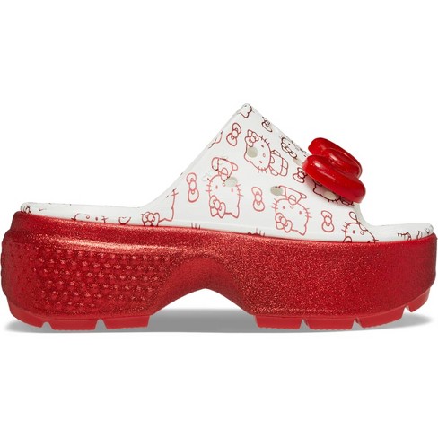 Crocs Adult Hello Kitty Stomp Slide, W7/m5, White : Target
