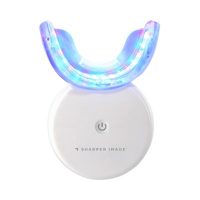 Sharper Image Dual Teeth Whitening System with LED Light - White : Target