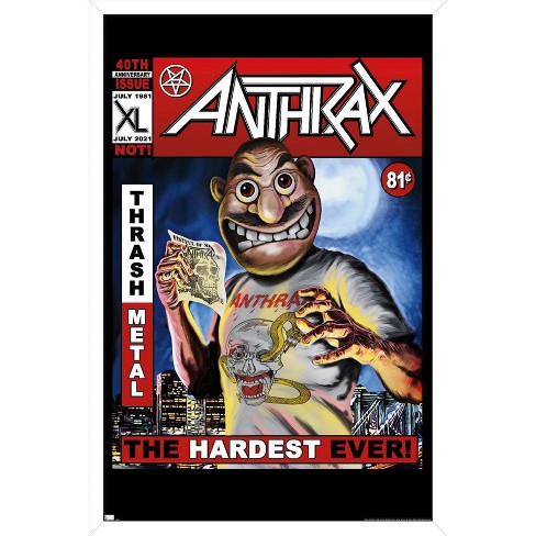 Trends International Anthrax - Comic Framed Wall Poster Prints White ...