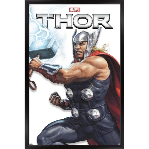 Trends International Marvel Comics - Thor Feature Series Framed Wall ...
