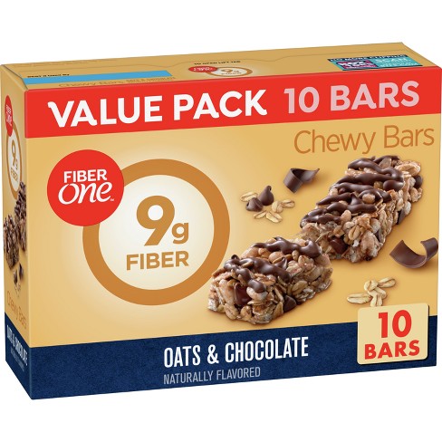 Fiber One Oats & Chocolate Chewy Bars - 10ct : Target