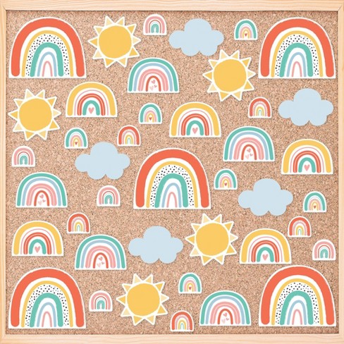 Big Dot Of Happiness Pastel Boho Rainbow - Diy Classroom Decorations ...