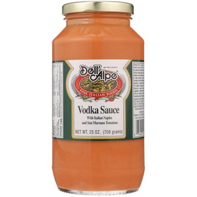 Dell Alpe Sauce Pasta Vodka - Case Of 6 - 25 Oz : Target