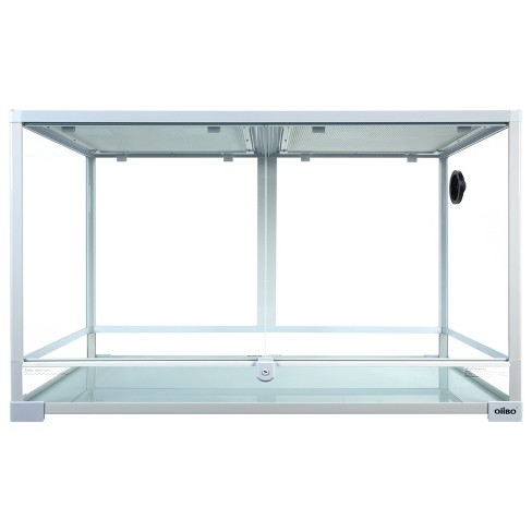 Oiibo 60gallon Full Reptile Glass Terrarium, Double Hinge Door Reptile ...