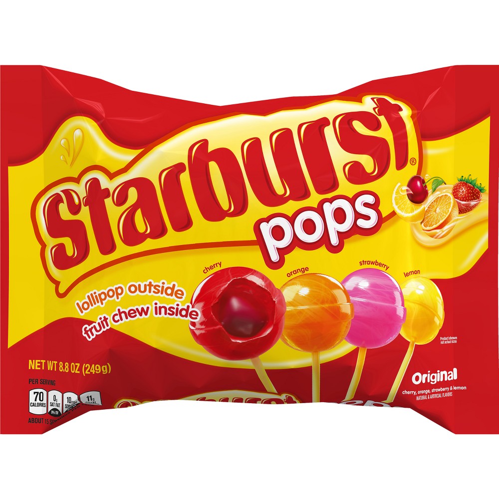 UPC 030800300000 - Starburst Pops Lollipops Candy 8.8 oz. Lay Down Bag ...