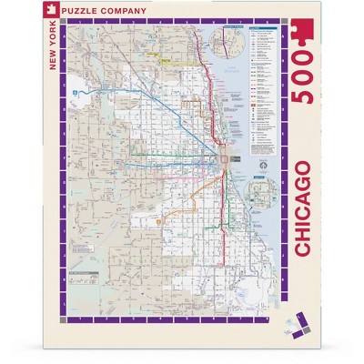 New York Puzzle Company Dc Metro Map 500 Piece Puzzle : Target