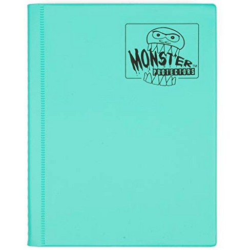 Monster Binder - 4 Pocket Trading Card Album - Matte Teal - Holds 160 ...