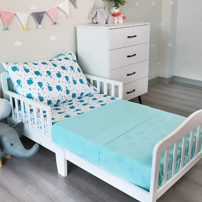 Biloban-toddler Sheet Sets 3 Piece - Includes A Crib Fitted Sheet, Flat ...