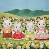 Calico Critters Chocolate Rabbit Family, Set Of 4 Collectible Doll ...