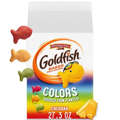Pepperidge Farm Goldfish Colors Cheddar Crackers : Target
