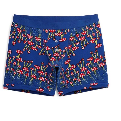 Tomboyx Adult 6" Fly Boxer Briefs Underwear, Cotton Stretch Comfortable ...