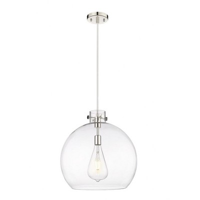 Innovations Lighting Newton Sphere 1 - Light Pendant In Polished Nickel ...