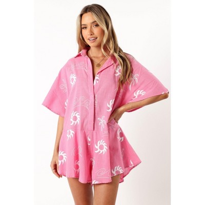 Sebastian Romper - Pink White Xl : Target