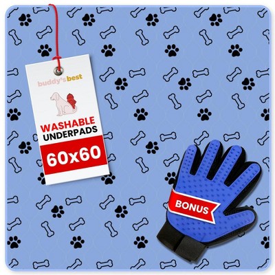 Buddy's Best Washable Dog Pee Pad - Waterproof, Absorbent, + Grooming ...