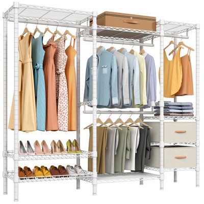 Vipek R2 Plus 3 Tiers Portable Closets Heavy Duty Rolling Garment Rack ...