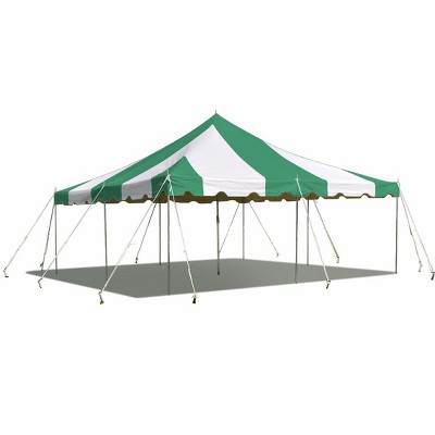 Party Tents Direct Weekender Outdoor Canopy Pole Tent, Green, 20 Ft X ...