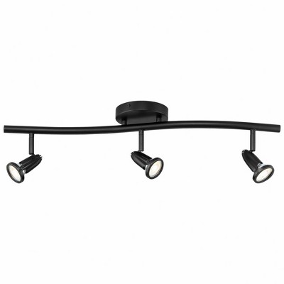Pro Track Layna 3-head Led Ceiling Or Wall Track Light Fixture Kit ...