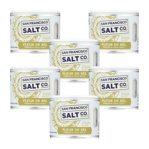 San Francisco Salt Co. French Sea Salt - Case Of 6/4 Oz : Target
