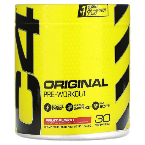 C4 / Cellucor C4 Original, Pre-workout, Fruit Punch, 6.3 Oz (180 G ...