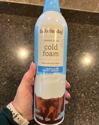 Sweet Cream Cold Foam - 13oz - Favorite Day™ : Target